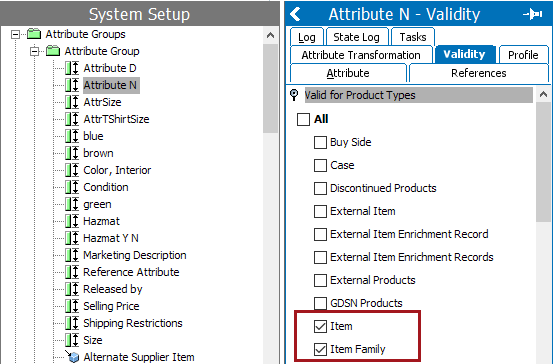Attributes Valid For Object Types