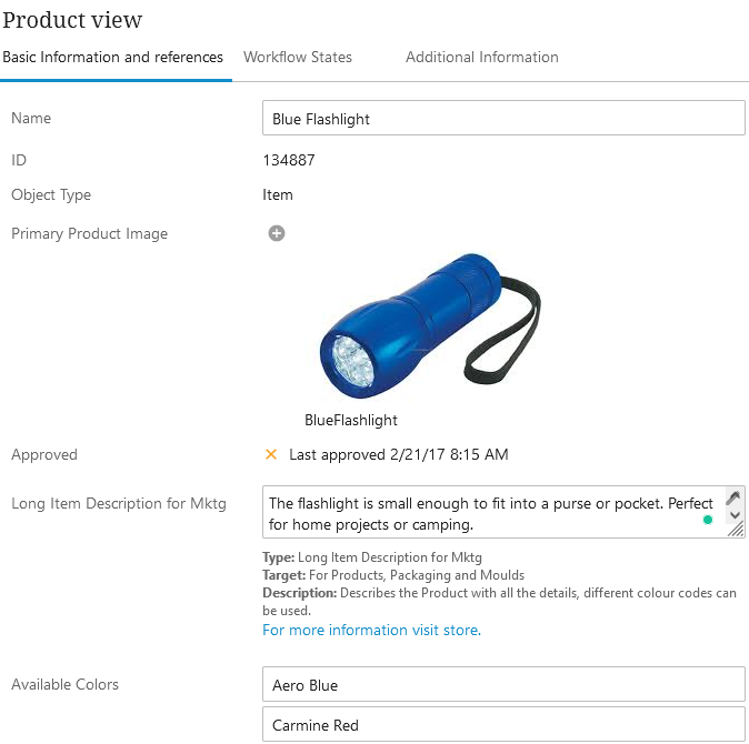Attribute Value Group Component