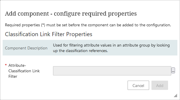 Attribute Value Group Component