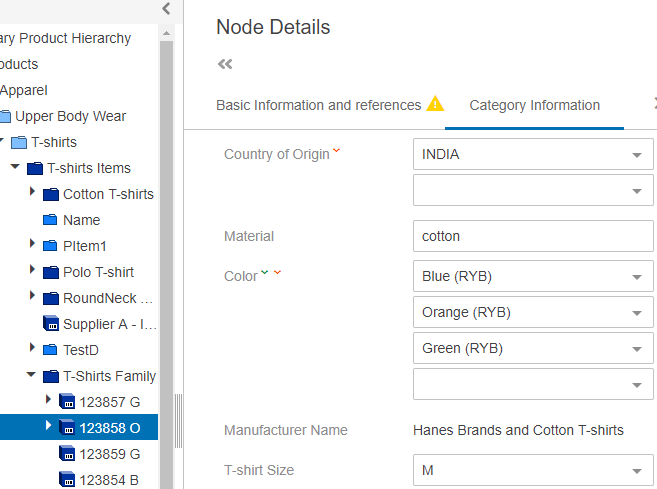 Attribute Value Group Component