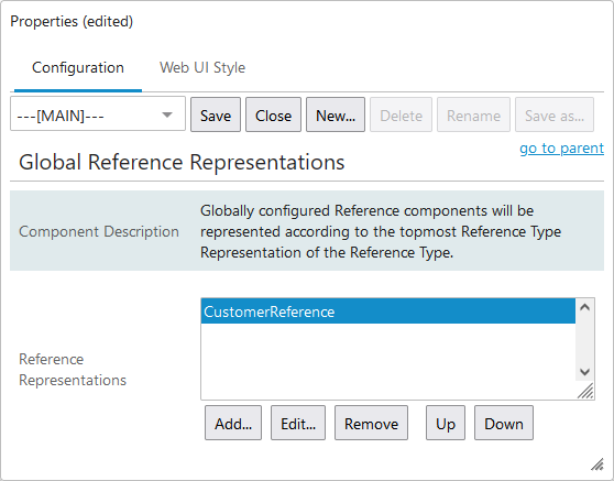 Global Reference Representations