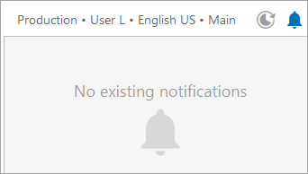 Recent Warning Notifications Side Panel