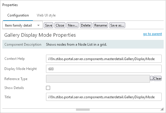 Display Mode - Gallery