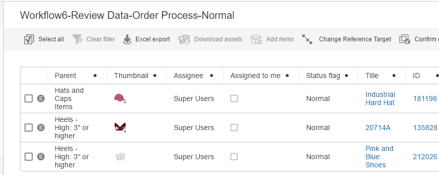 Moving Tasks through a Workflow in Web UI