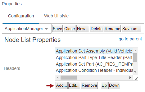 Adding Additional Headers to Application Screens