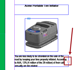 Viewing Markers and Overset Text