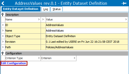 Creating a Dataset Definition
