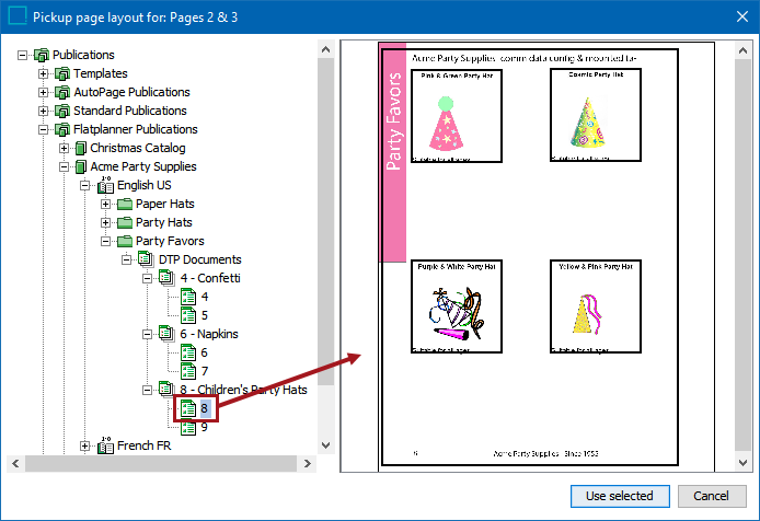 Reusing Saved Layouts