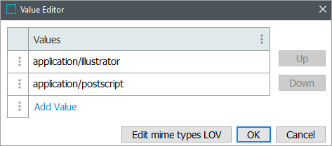 Setting MIME Types for Object Types