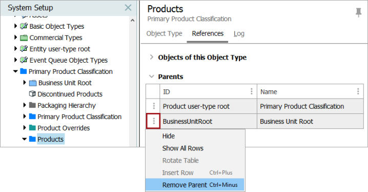 Unlinking Object Types