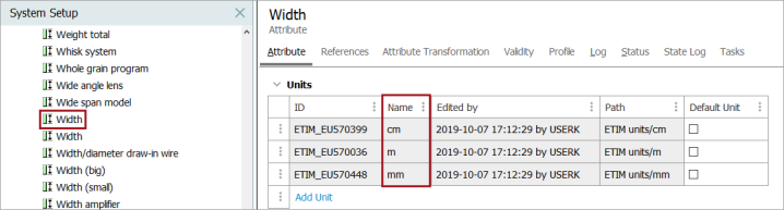 Classification-Specific Attribute Value Components