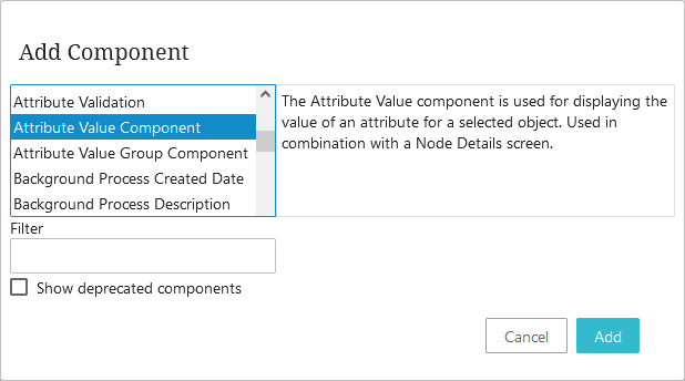 Attribute Value Component