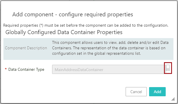 Globally Configured Data Container (superseded)