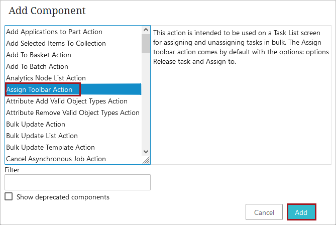 Assigning Workflow Tasks in Web UI