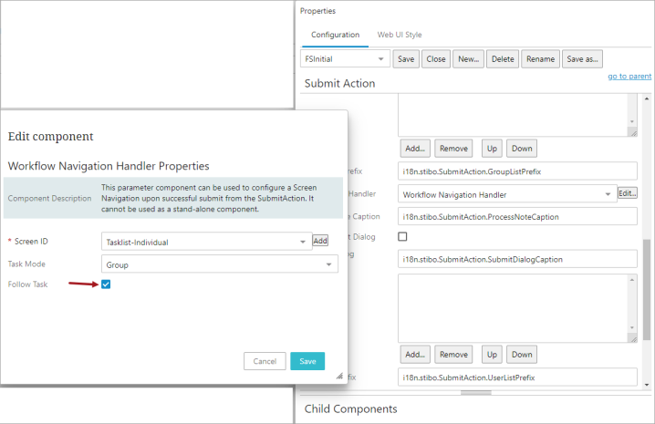 Workflow Navigation Handler