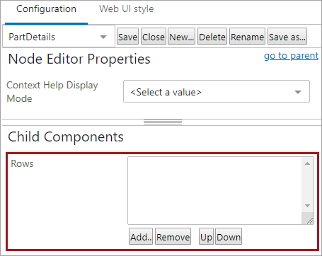 Configuring the Advanced Part Number References Component