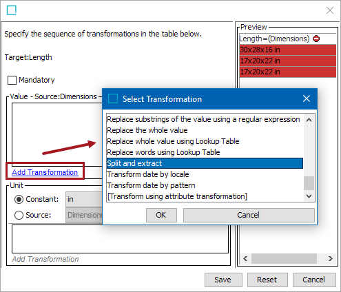 Split and Extract Data Example