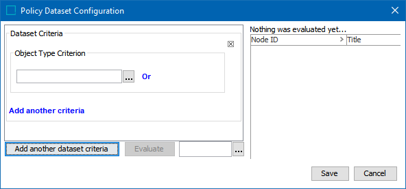 Creating a Dataset Definition
