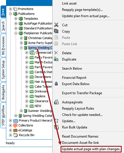 Updating Documents After Layout Changes