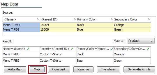 Inbound Map Data - Map