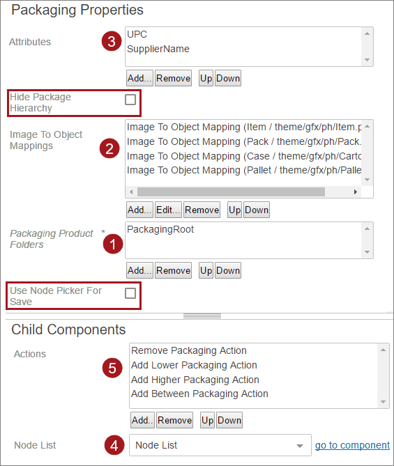 Setting Up Packaging Hierarchy Editor in Web UI