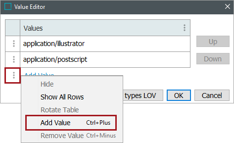 Setting MIME Types for Object Types