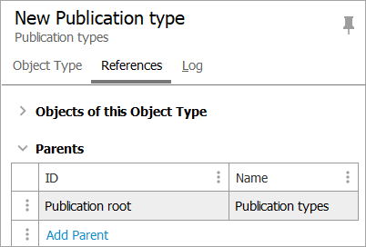 Creating a Publication Object Type