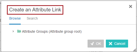 Configuring the Attribute Link Editor Screen