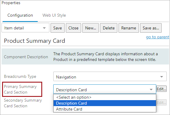 Below Title Product Summary Card