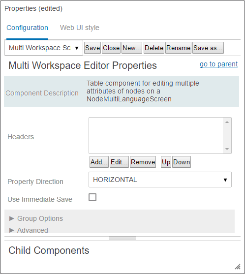 Configuring a Multi Workspace Screen