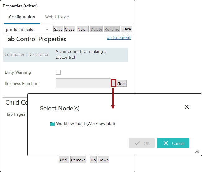 Designating a Default Tab