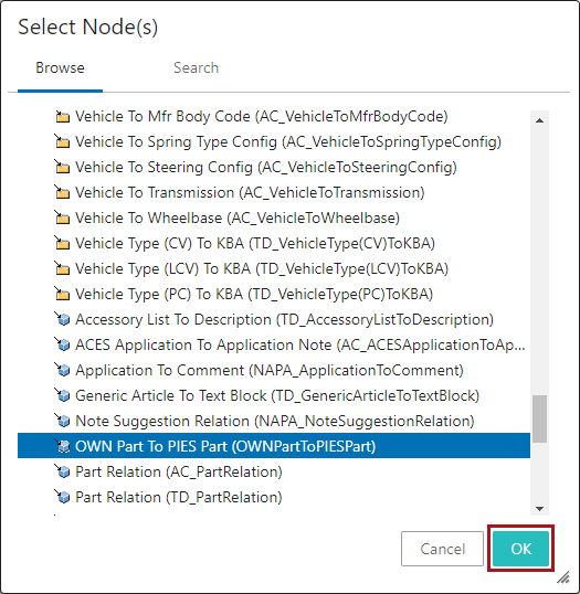 Reference Delegation Screen