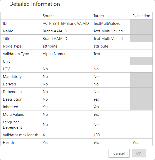 Modifying Mapper Rows on the Onboarding Mapping Details Screen