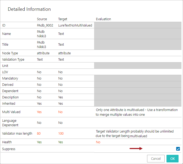 Modifying Mapper Rows on the Onboarding Mapping Details Screen